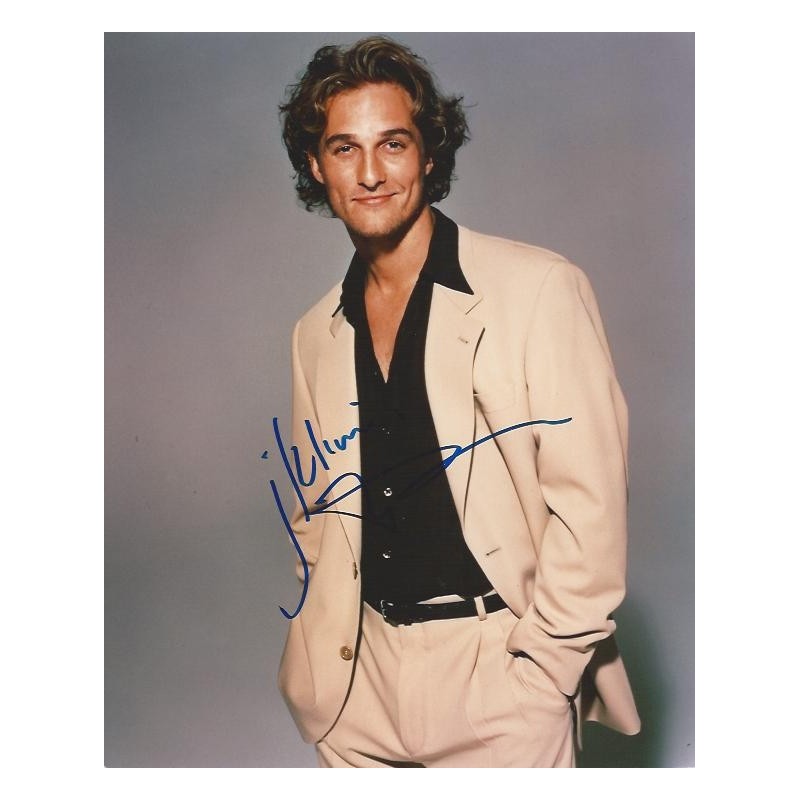Autographe Matthew MCCONAUGHEY