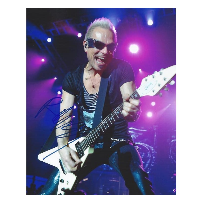 Rudolf SCHENKER - SCORPIONS Autograph