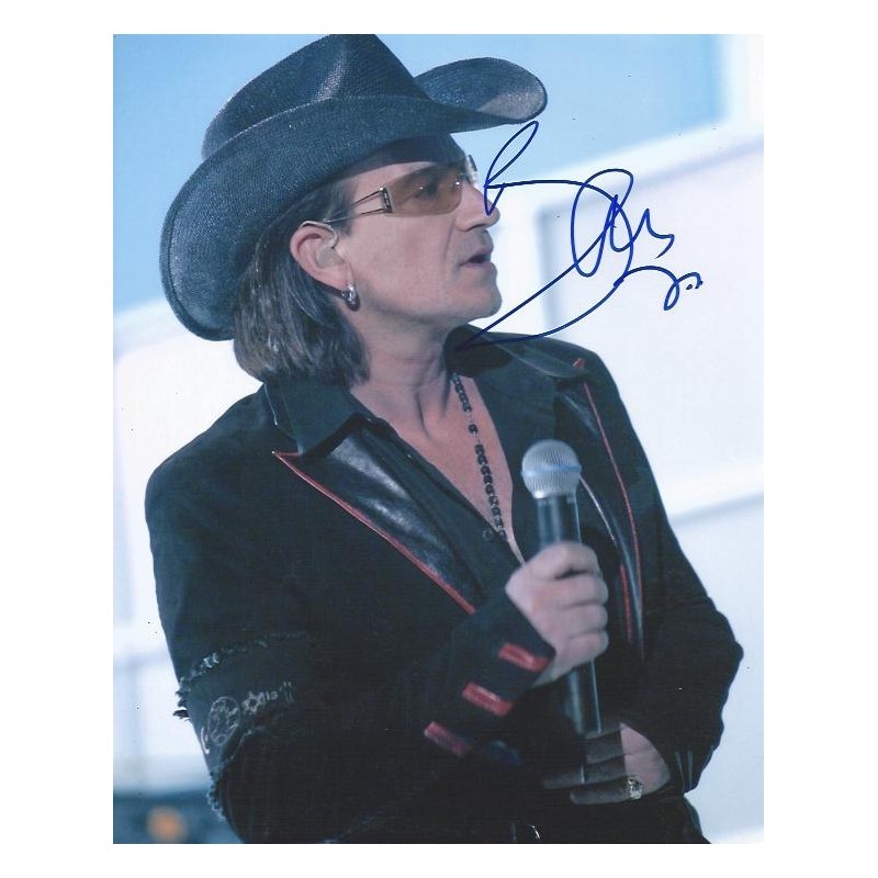 BONO - U2 Autograph