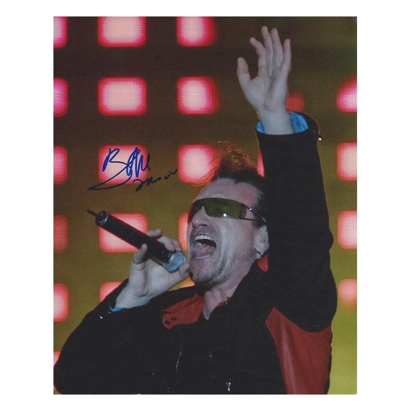 BONO - U2 Autograph