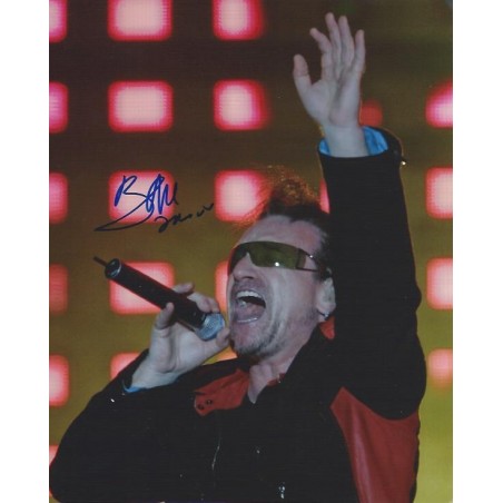 BONO - U2 Autograph