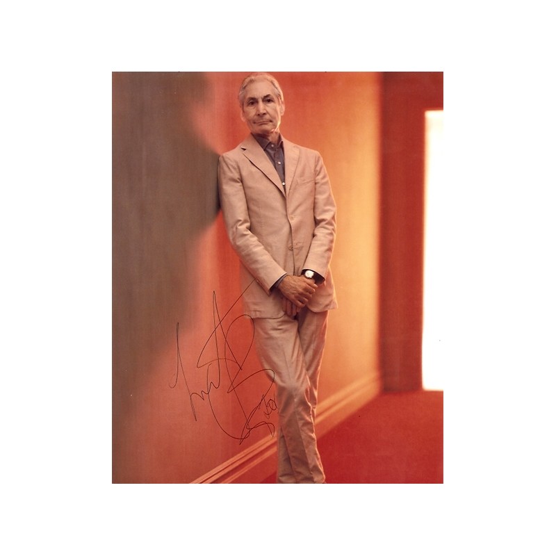 Charlie WATTS - ROLLING STONES Autograph