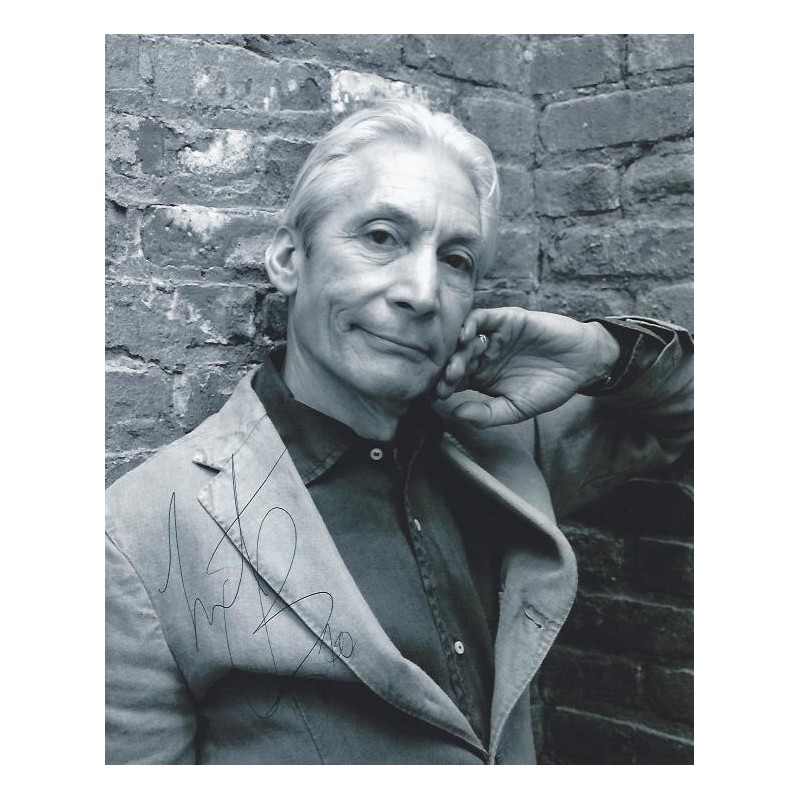 Charlie WATTS - ROLLING STONES Autograph