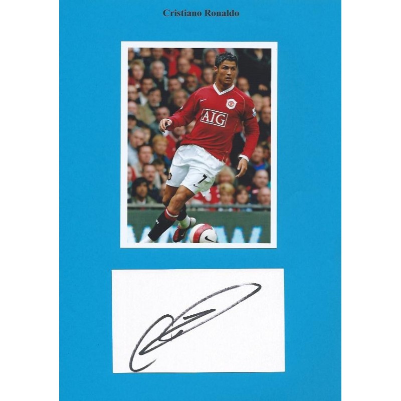 Cristiano RONALDO Autograph