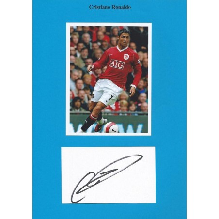 Autographe Cristiano RONALDO
