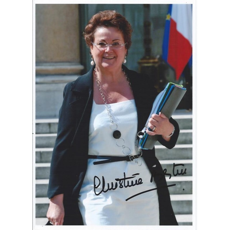 Christine BOUTIN Autograph