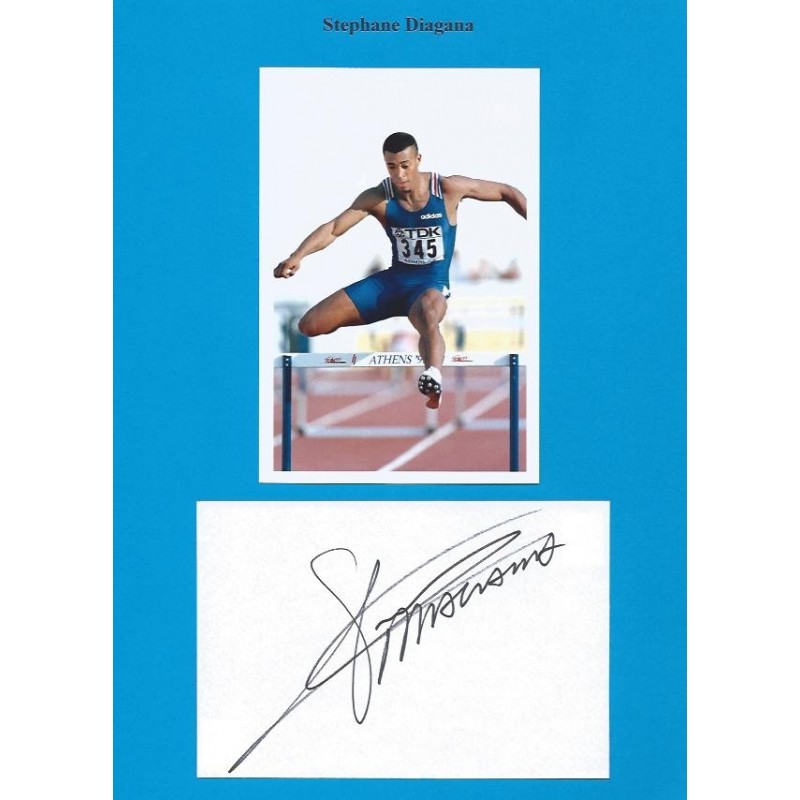 Stephane DIAGANA Autograph