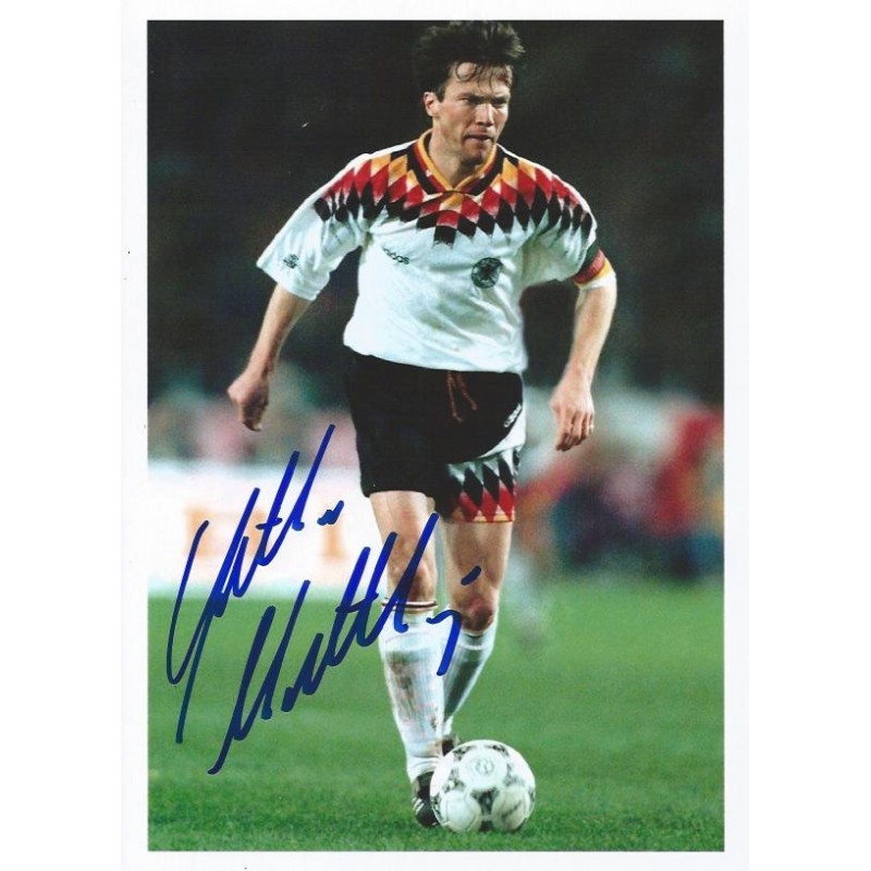 Autographe Lothar MATTHAUS