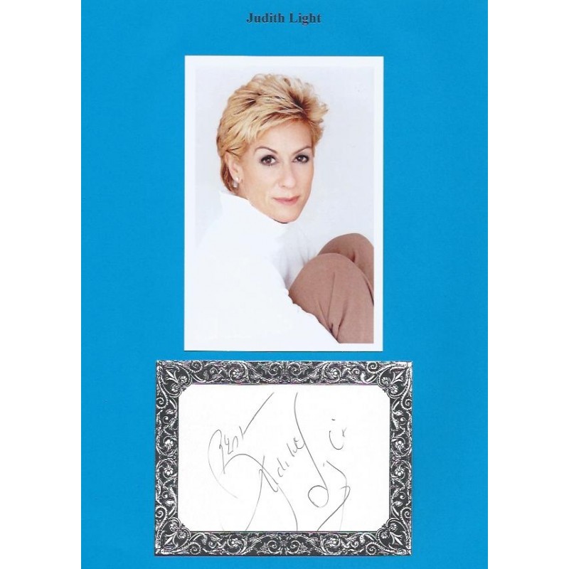 Judith LIGHT Autograph