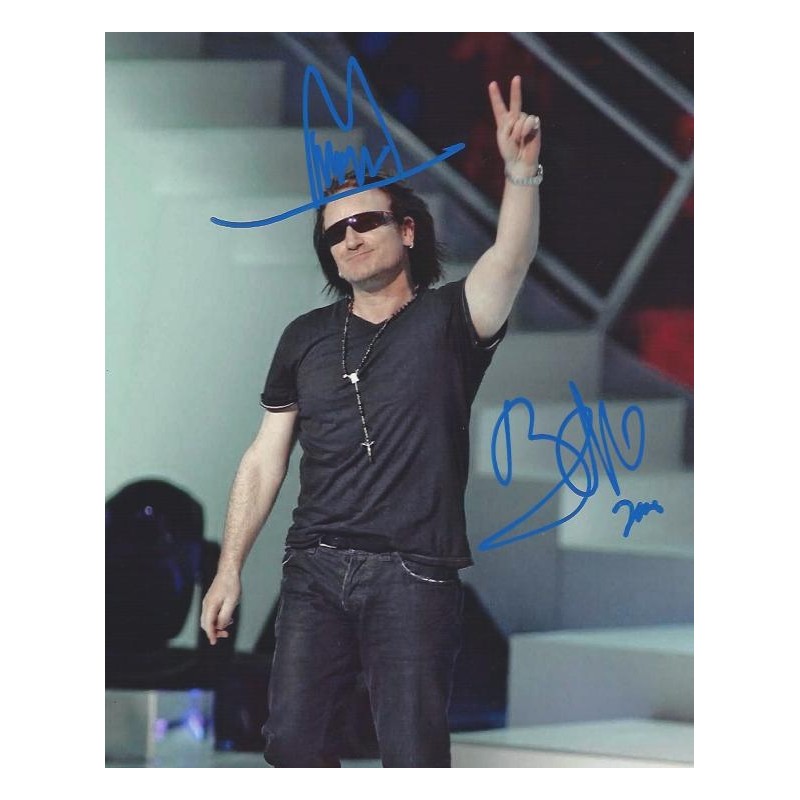 BONO - U2 Autograph