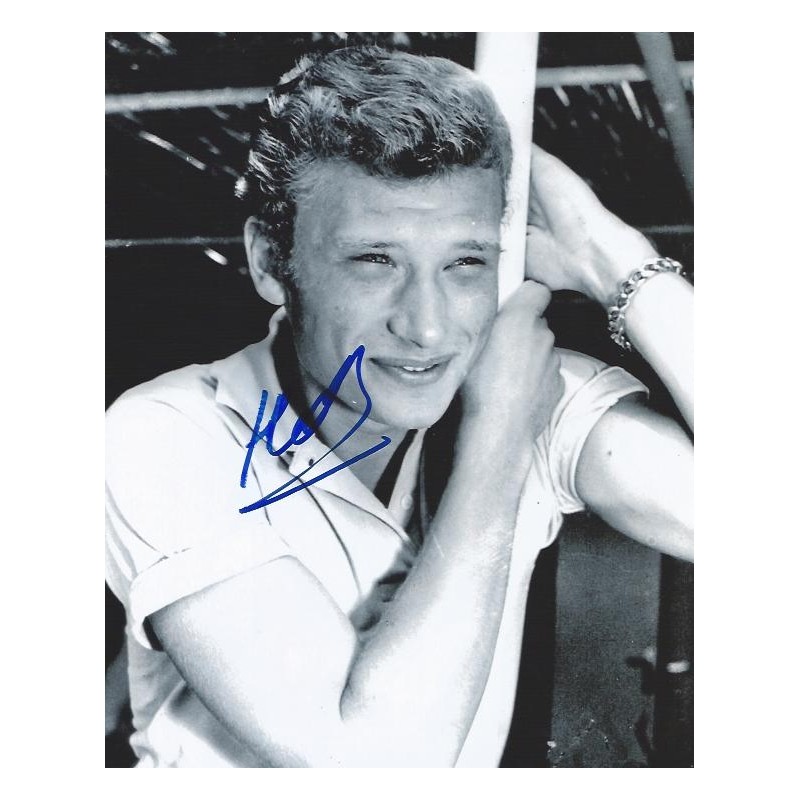 Johnny HALLYDAY Autograph