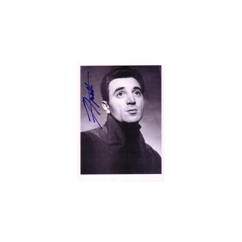 Charles AZNAVOUR Autograph