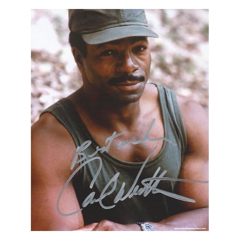 Carl WEATHERS Autograph