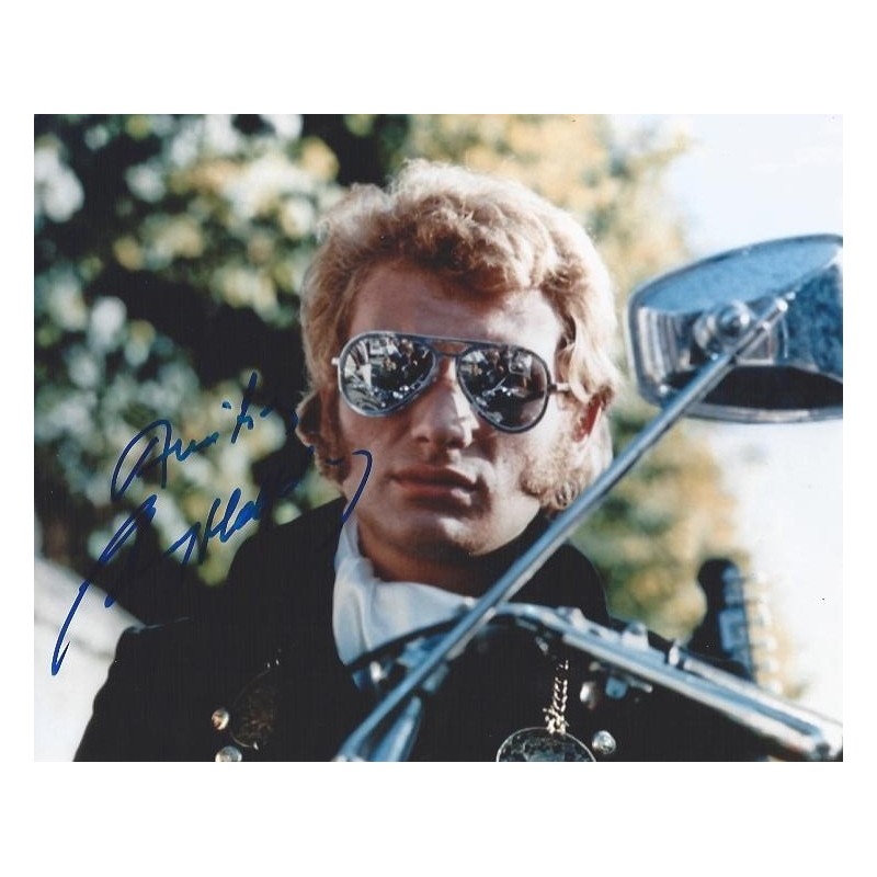 Johnny HALLYDAY Autograph