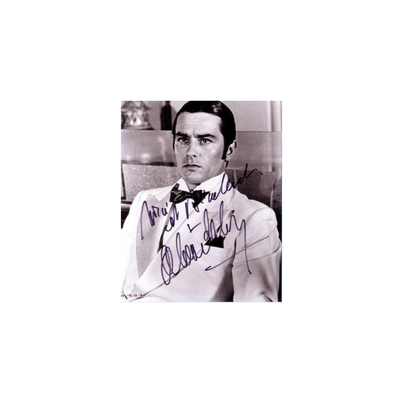 Alain DELON Autograph