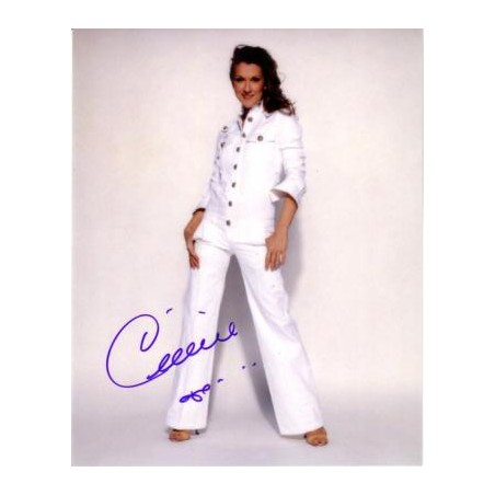 Celine DION Autograph