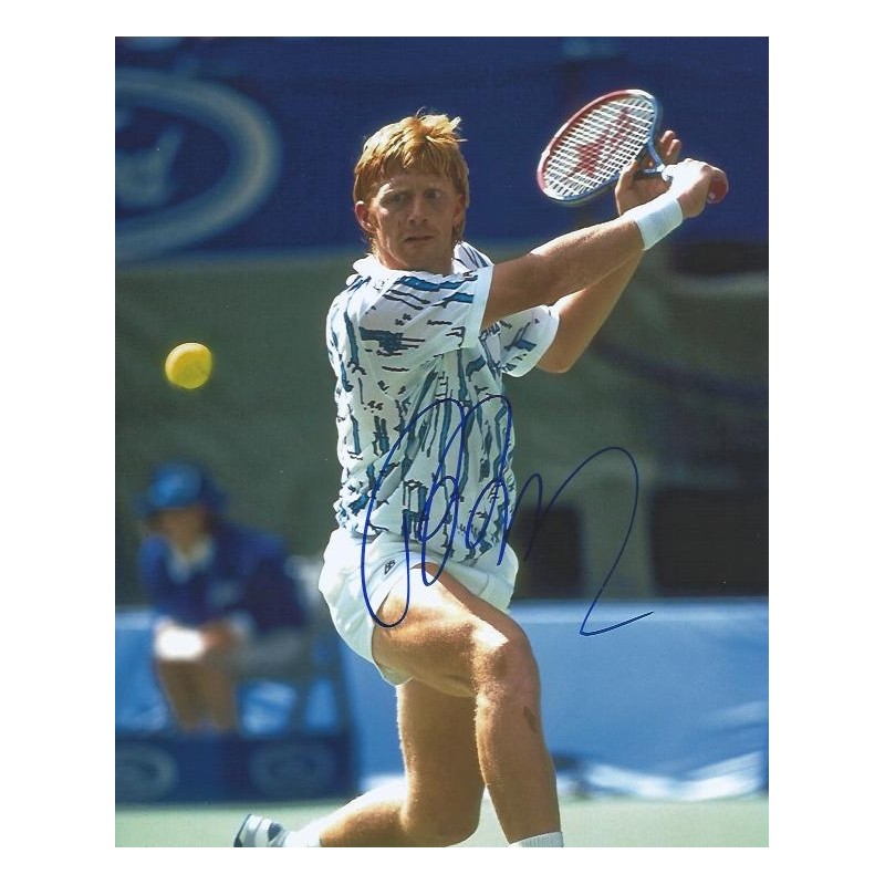 Boris BECKER Autograph