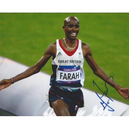Mo FARAH Autograph