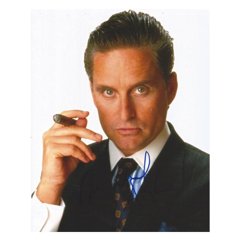 Autographe Michael DOUGLAS
