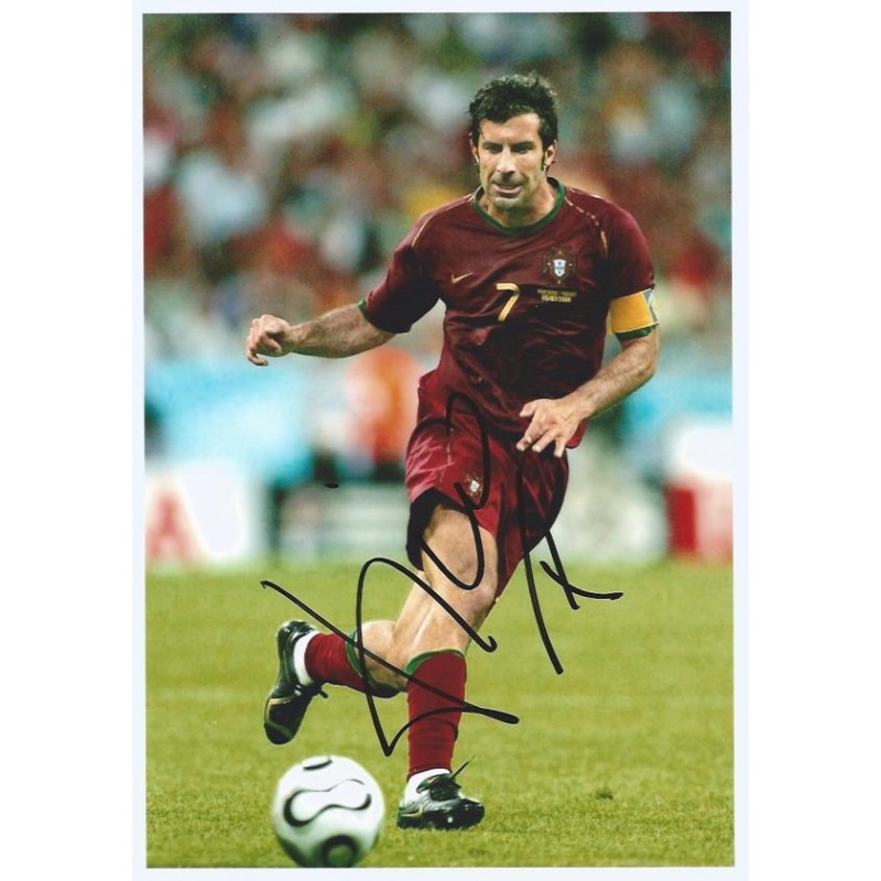 Luis FIGO Autograph