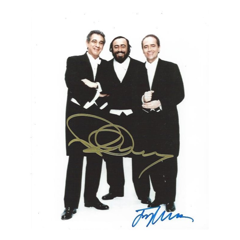 José CARRERAS & Placido DOMINGO Autograph