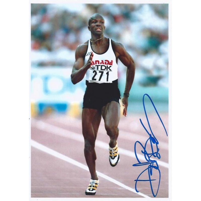 Autographe Donovan BAILEY
