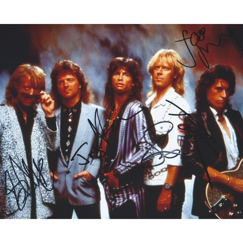 AEROSMITH Autograph