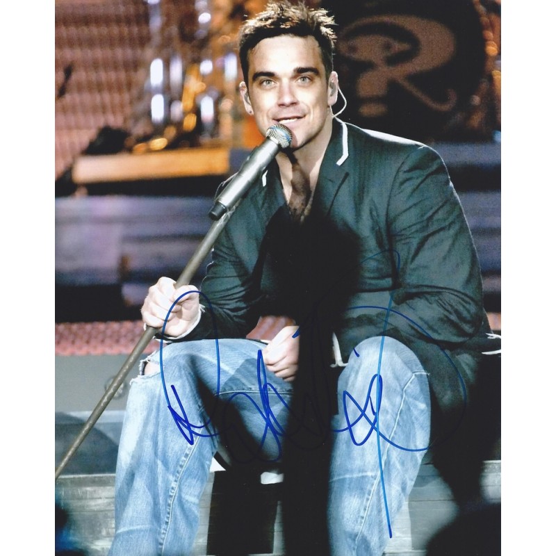 Robbie WILLIAMS Autograph