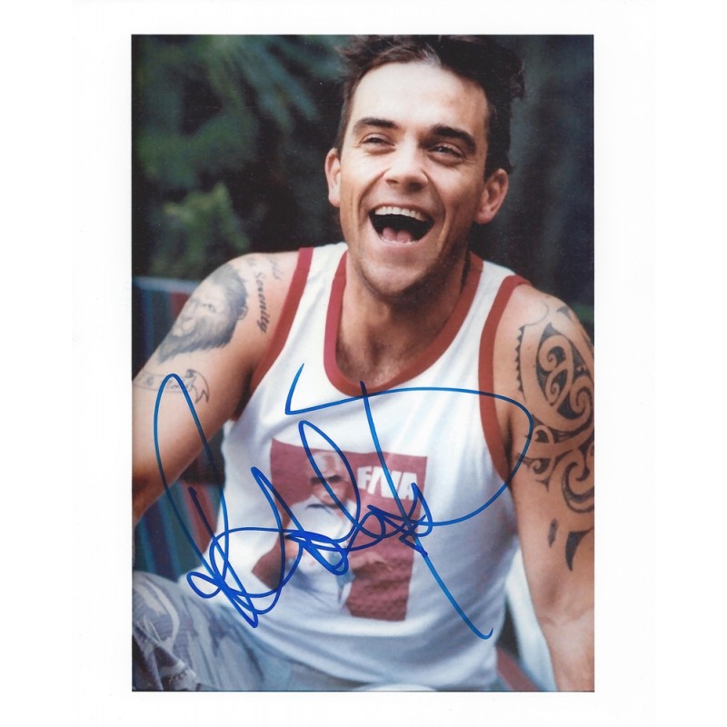Autographe Robbie WILLIAMS