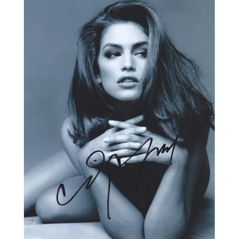 Cindy CRAWFORD Autograph