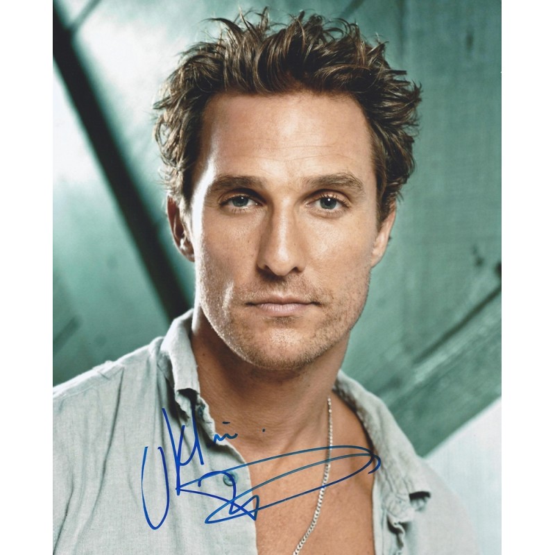 Autographe Matthew MCCONAUGHEY
