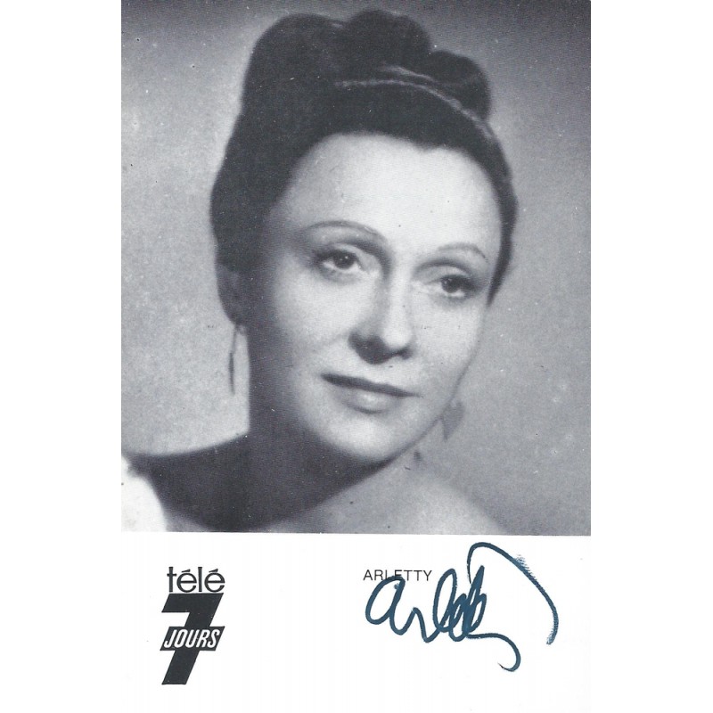 ARLETTY Autograph