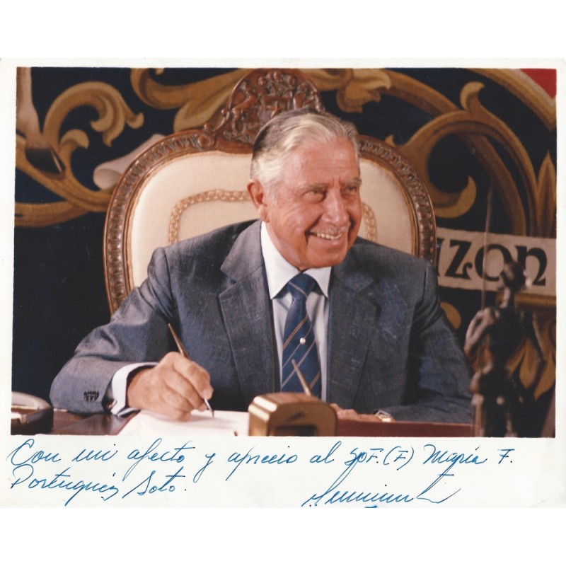 Augusto PINOCHET Autograph