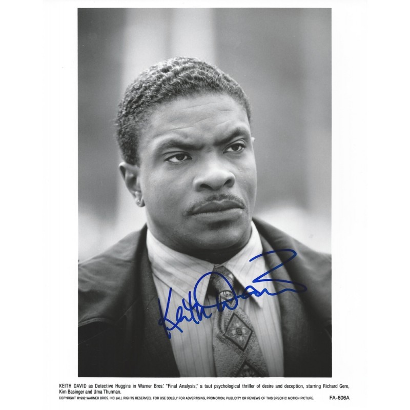 Autographe Keith DAVID