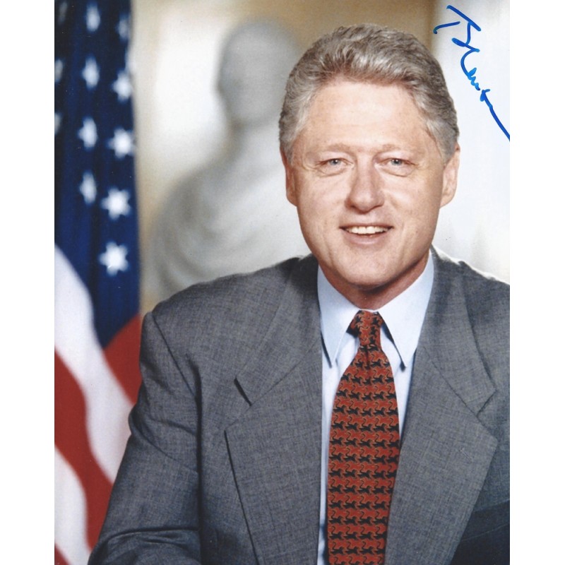 Bill CLINTON Autograph