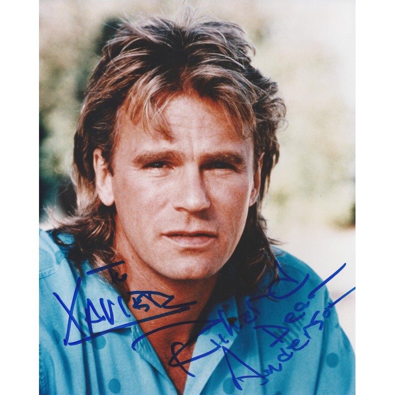 Autographe Richard Dean ANDERSON (Photo dédicacée)