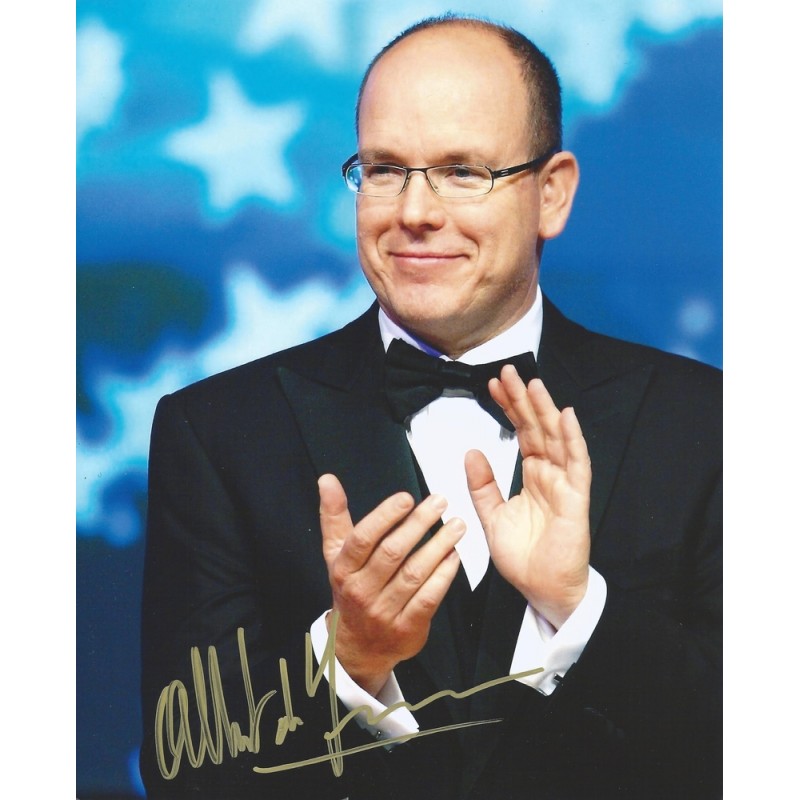 Autographe ALBERT DE MONACO