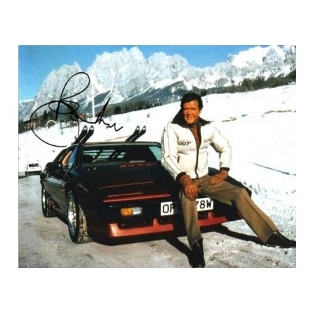 Roger MOORE Autograph