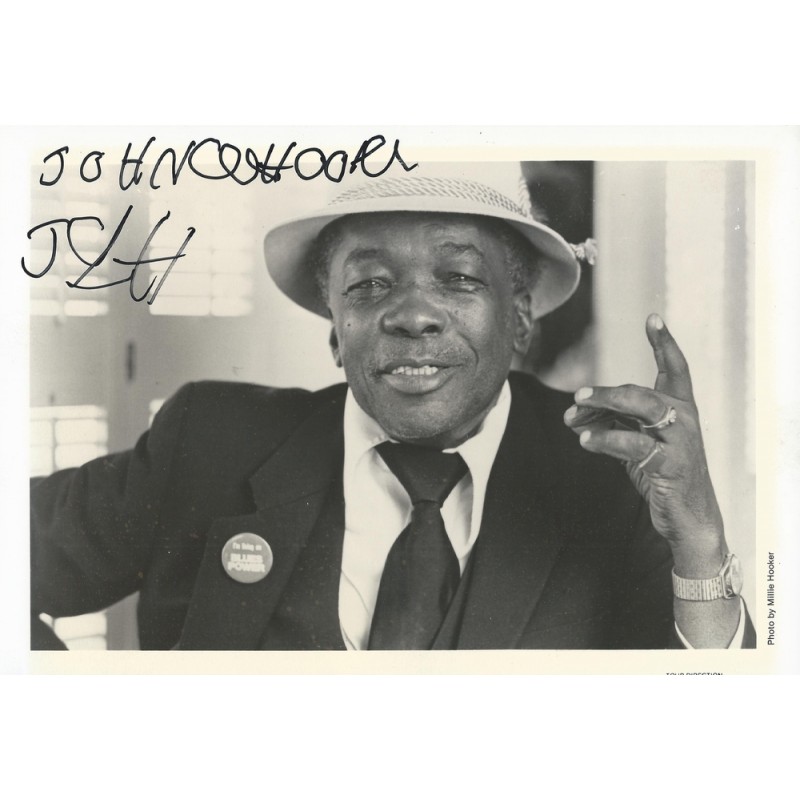 John Lee HOOKER Autograph