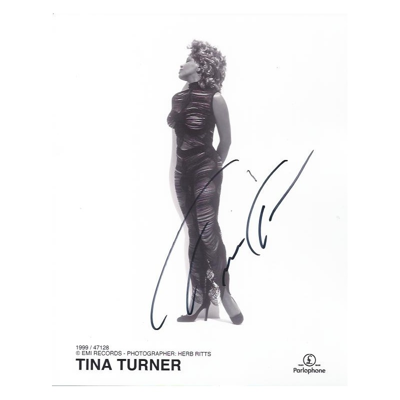 Tina TURNER Autograph