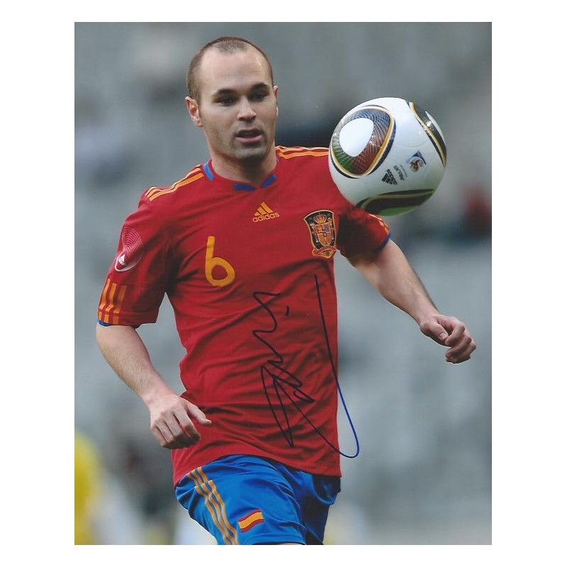 Andrés INIESTA Autograph