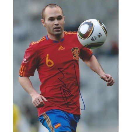 Andrés INIESTA Autograph