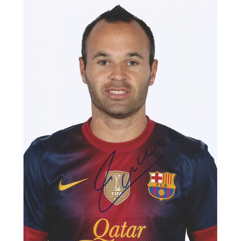 Autographe Andrés INIESTA