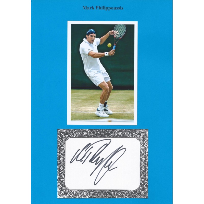 Mark PHILIPPOUSSIS Autograph