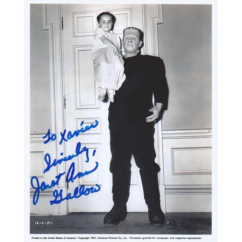 Janet Ann GALLOW Autograph