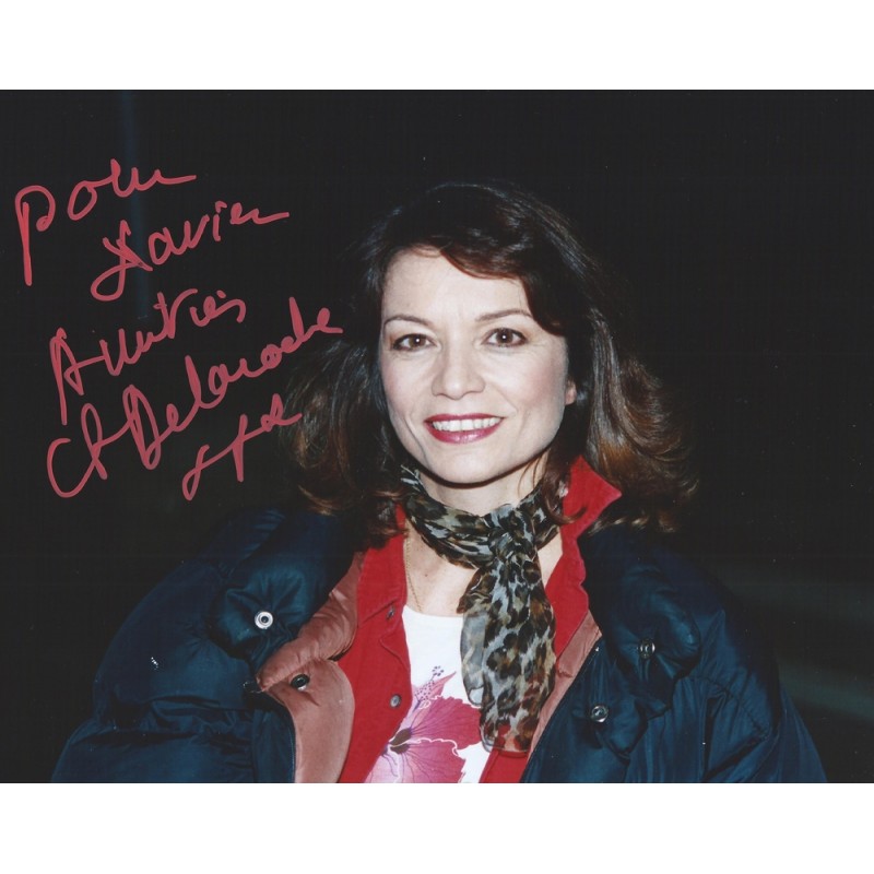 Autographe Christine DELAROCHE