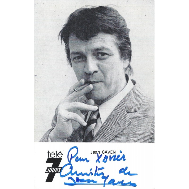 Autographe Jean GAVEN