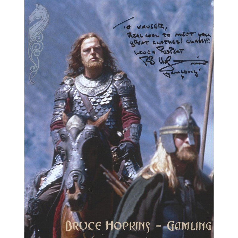 Bruce HOPKINS Autograph