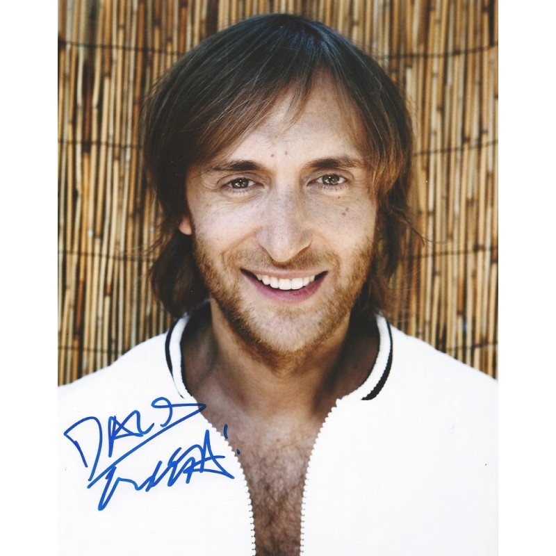 Autographe David GUETTA