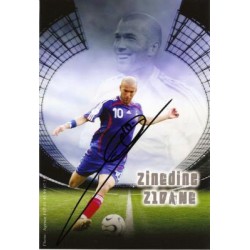 Autographe Zinedine ZIDANE